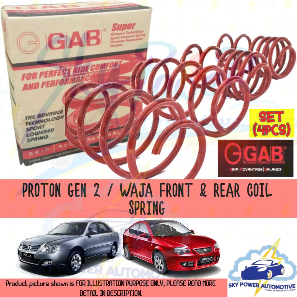 PROTON GEN 2 / WAJA GAB SUPER SPORT PREMIUM HIGH PERFORMANCE COIL ...