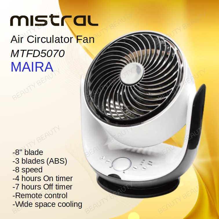 Mistral 8" Air Circulator Fan - DC Motor MTFD5070 | Shopee Malaysia