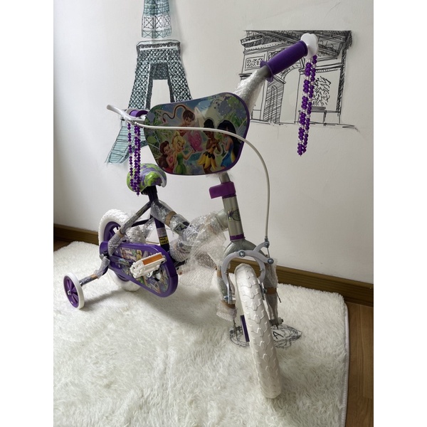 Child Pavement Bike 12 Inch Wheel Disney Fairies Thinker Bell / Bicycle ...