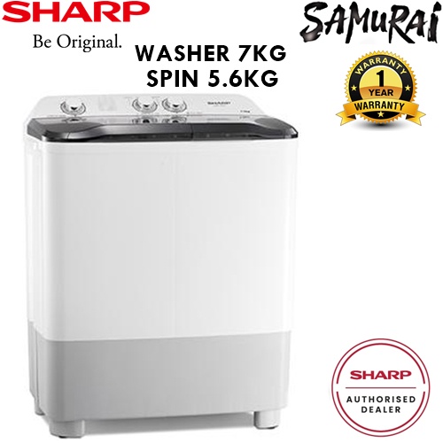 SHARP SEMI AUTO WASHING MACHINE 7KG EST7015 | Shopee Malaysia