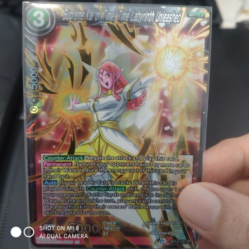 Dragon Ball Super CCG TCG I BT13-135 SR Supreme Kai of Time (foil) | Shopee Malaysia