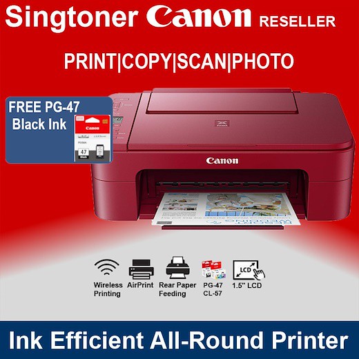 Canon PIXMA E3370 Wireless All-in-one Printer (InkJet) | Shopee Malaysia
