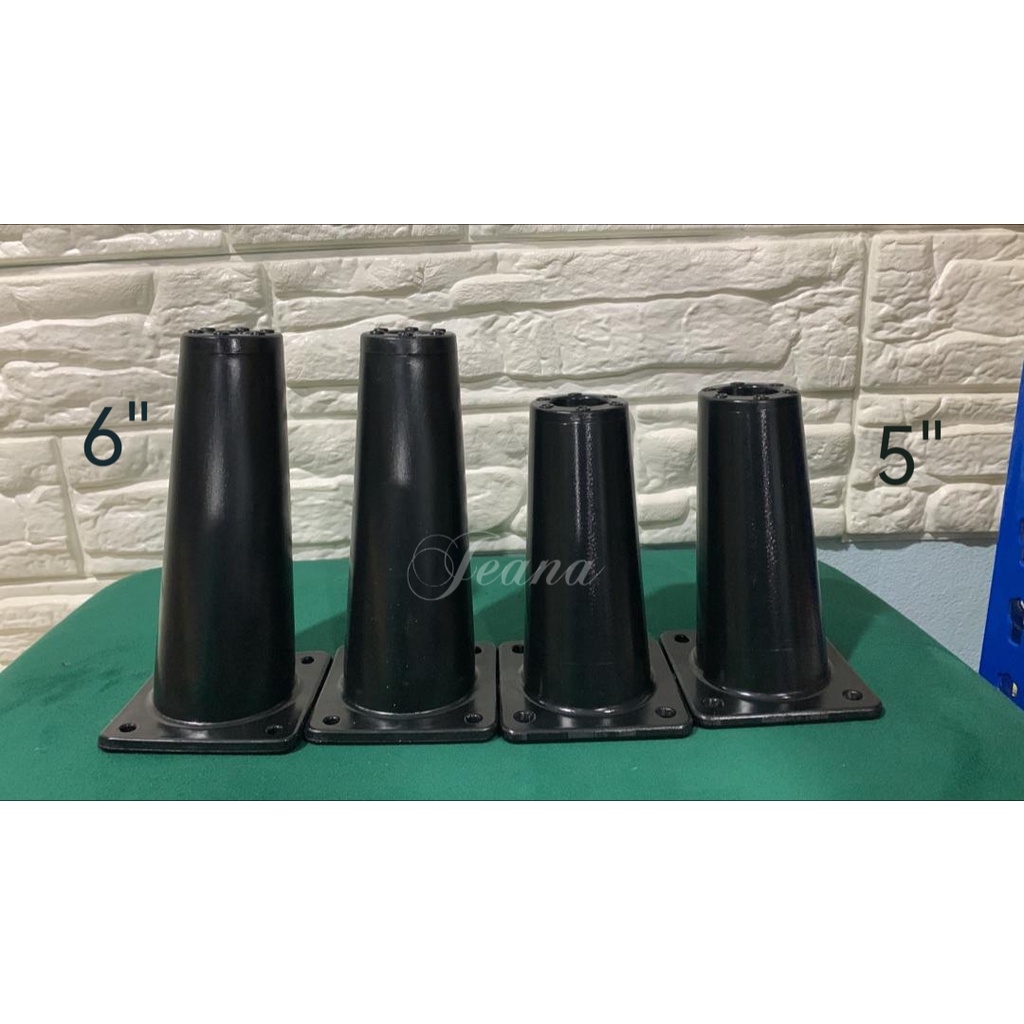 5'' 6"inch PVC Leg Sofa leg divan bedframe leg cabinet leg #Kaki sofa ...