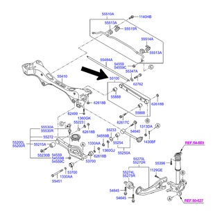 Kia Sportage SL 2WD 2011-2015 Rear Genuine Hyundai Mobis Upper Arm 1pc ...
