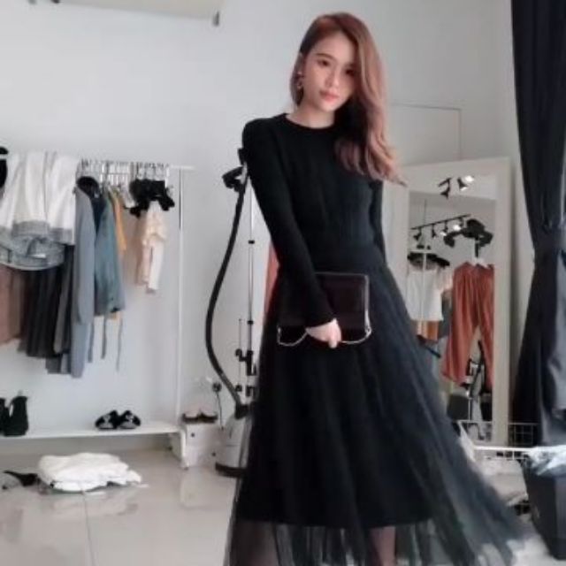 MAXI TUTU KNIT DRESS (GAGA CUSTOMADE) | Shopee Malaysia