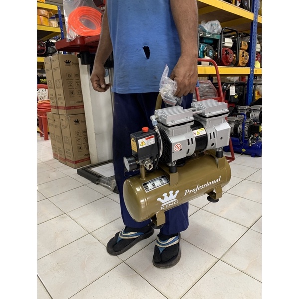 Mini 10 Litre Oil Free Portable Air Compressor Super Silent / 10 Litre ...