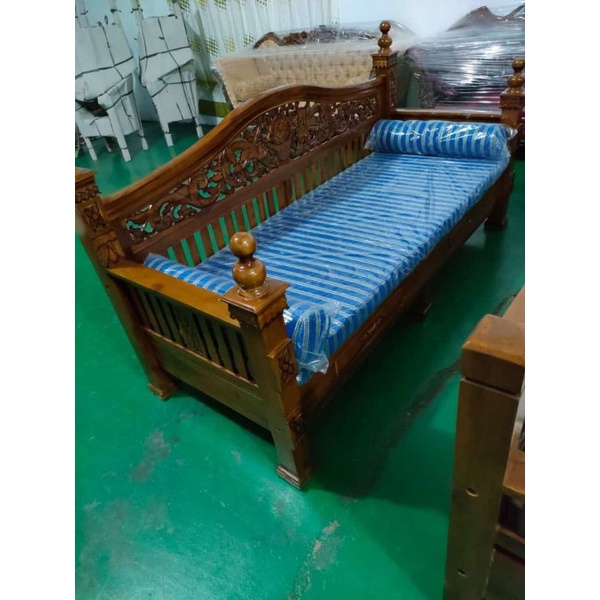 DAYBED JATI KERAWANG QUEEN | Shopee Malaysia