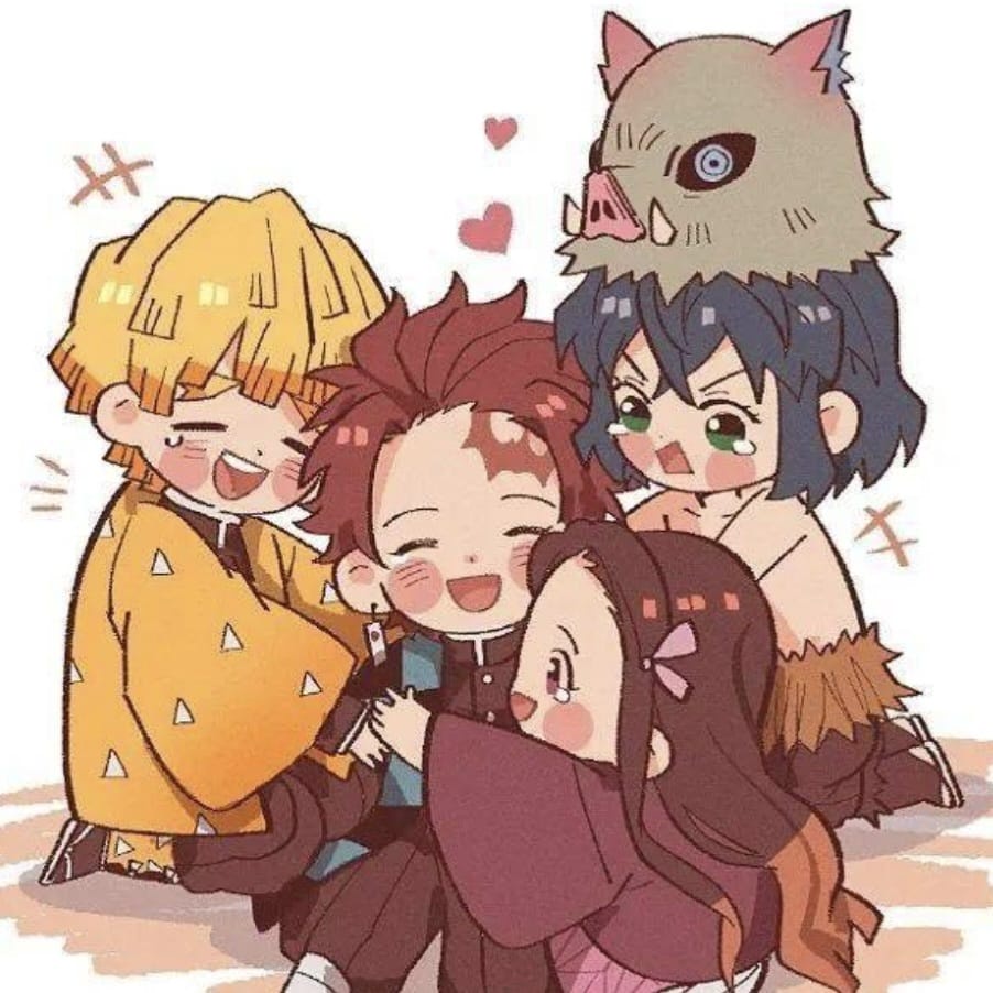 (Ready Stock) Demon Slayer Children Oil Paint DIY Painting 20*20cm with ...