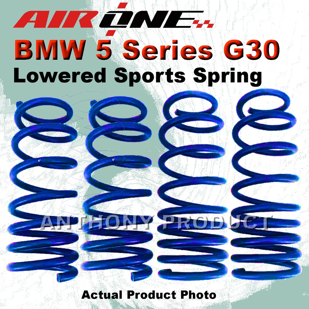 AIRONE BMW 5 Series G30 2017 - 2021 Lowered Height Sport Spring (Blue ...