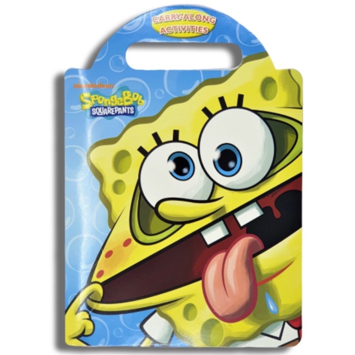 Spongebob SQUAREPANTS CARRY ALONG ACTIVITIES Activity Book | Shopee ...