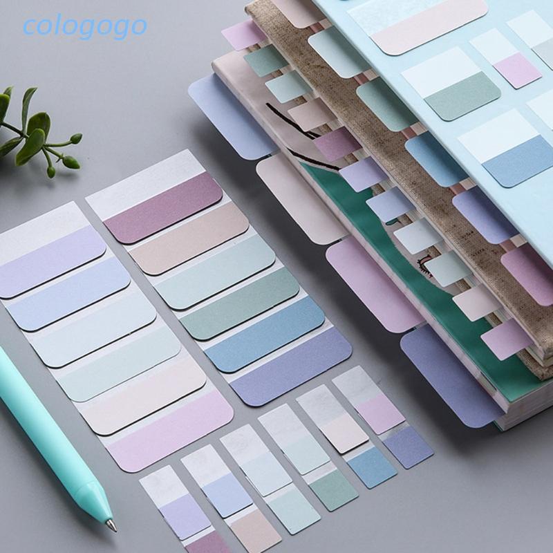 COLO Colored Sticky Index Tab 3 Sizes Optional Sticky Book Page Mark 5 ...