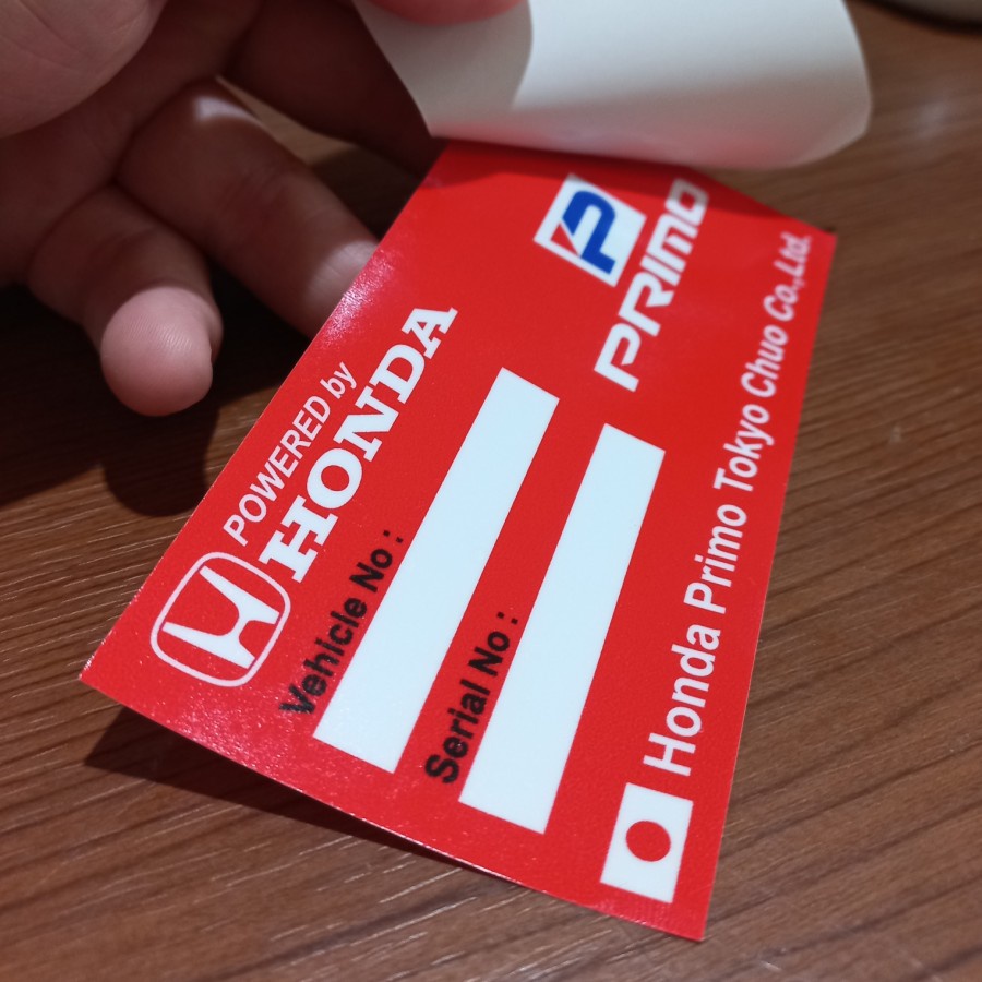 Honda PRIMO LABEL jdm sticker | Shopee Malaysia