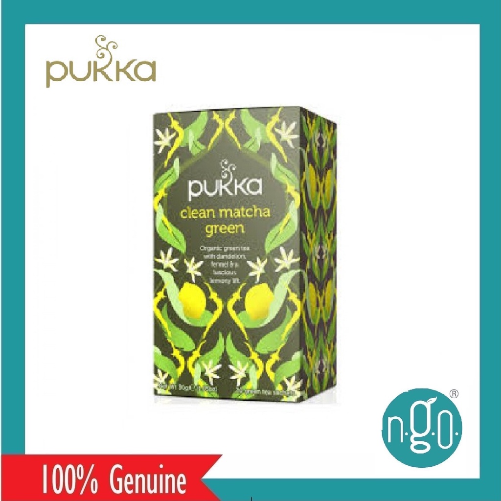 Pukka Tea Clean Matcha Green (20sachets/box) | Shopee Malaysia