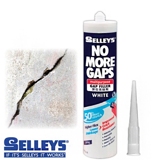 380g Selleys No More Gaps Multipurpose Paintable Gap Filler Sealant ...