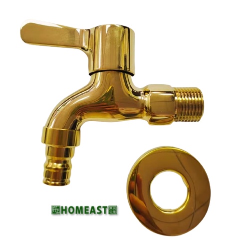 [Gold Series] Brass Gold Color Hose Bib Tap-VF023G | Shopee Malaysia
