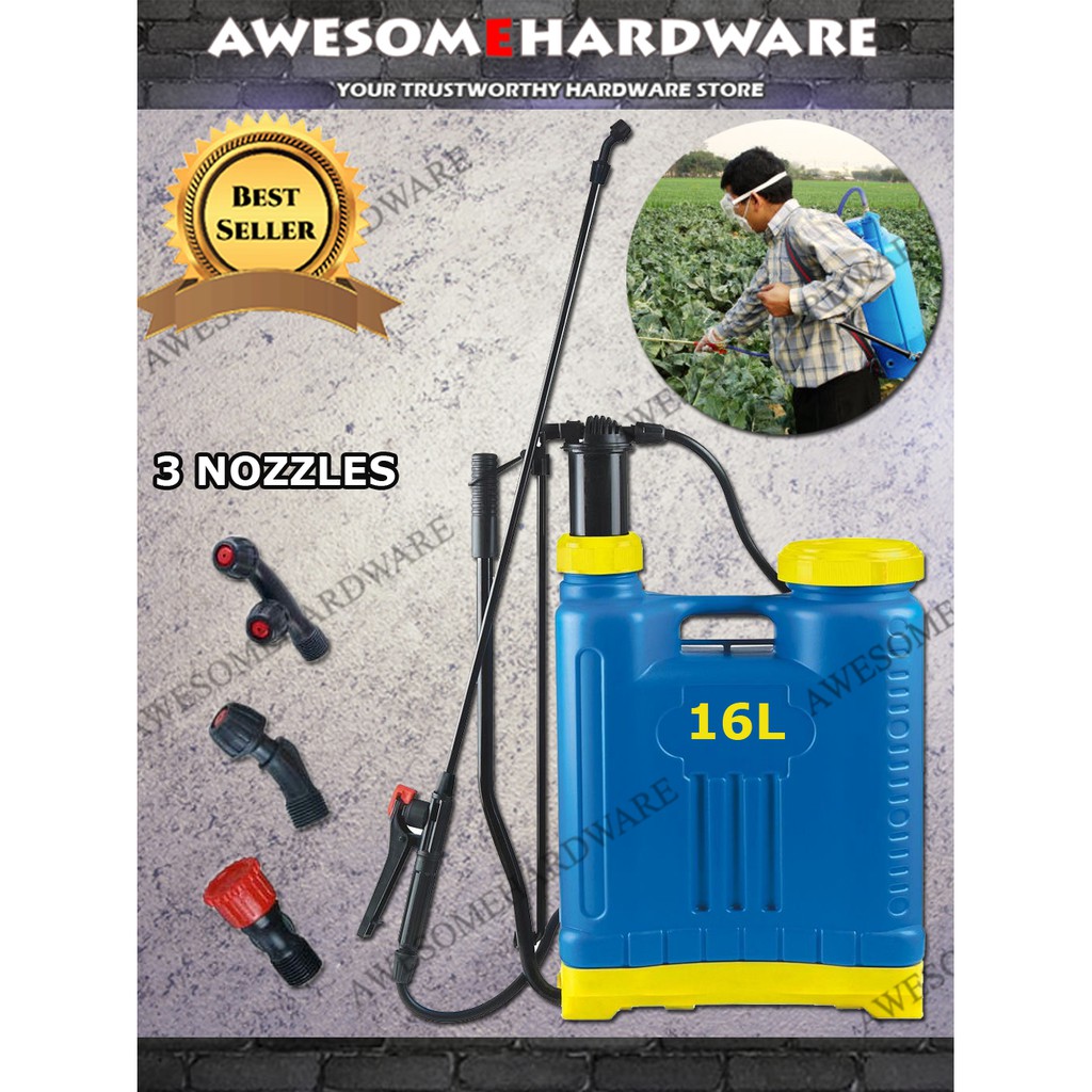 ROMEO/EYUGA 16L KNAPSACK PRESSURE PUMP CHEMICAL SPRAYER BACKPACK ...