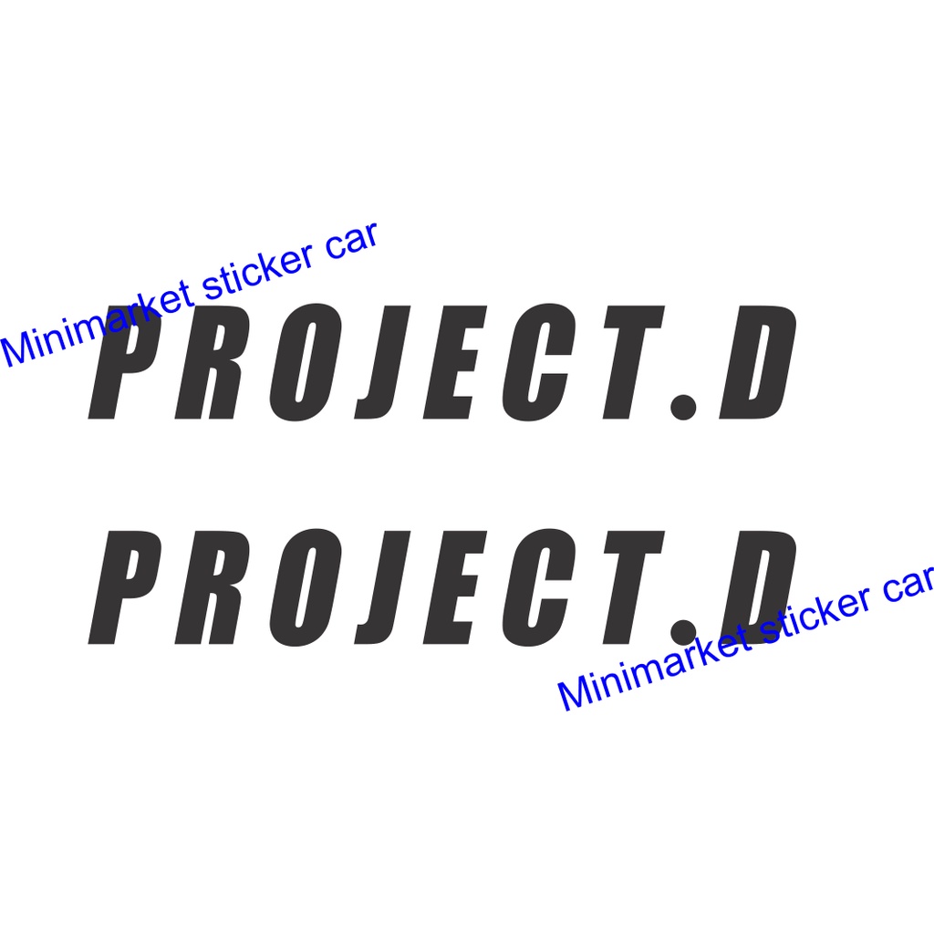 Jdm PROJECT STICKER INITIAL D STICKER DECAL | Shopee Malaysia