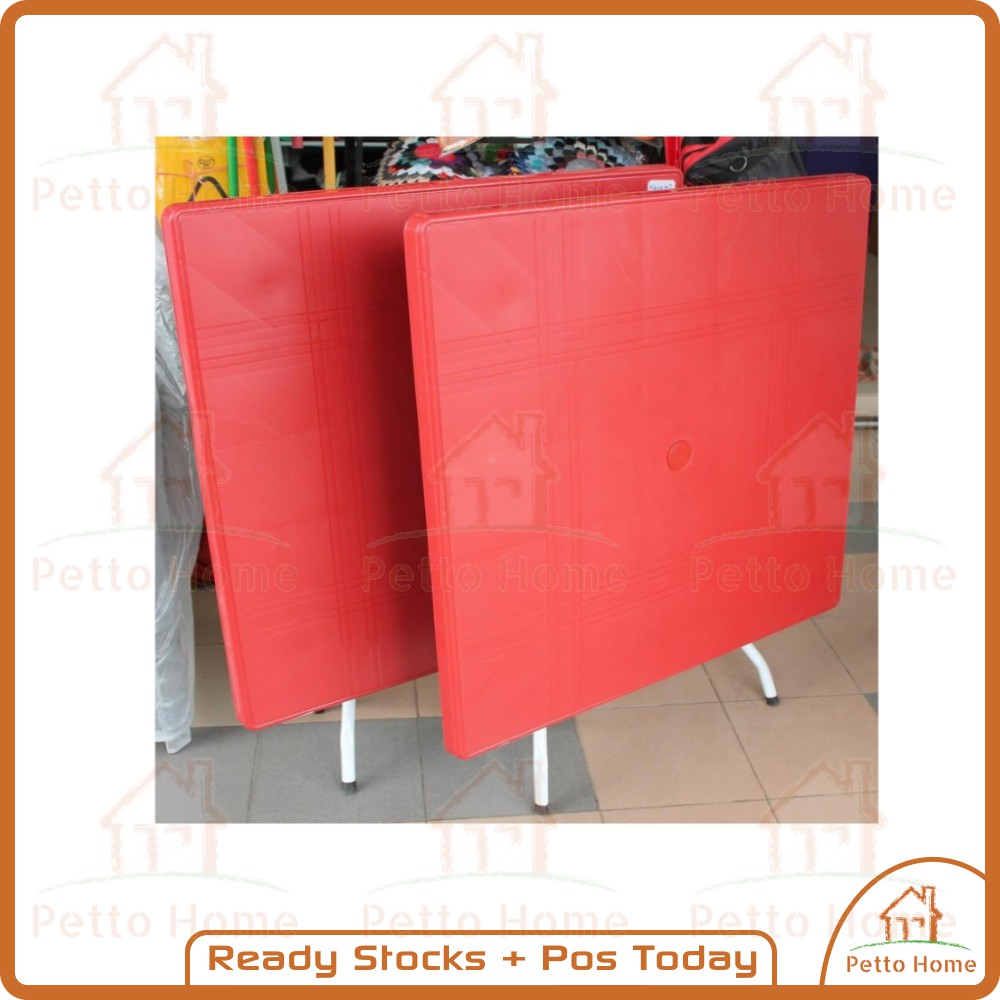 3V FOLDING PLASTIC TABLE 3FT ROUND / SQUARE | Shopee Malaysia