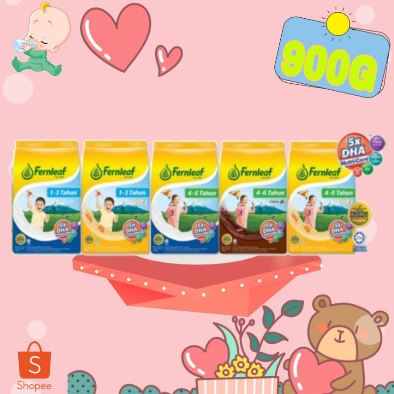 Fernleaf 1-3 Years/ 4-6 Years( 850g)(Asli/Madu/Coklat) | Shopee Malaysia