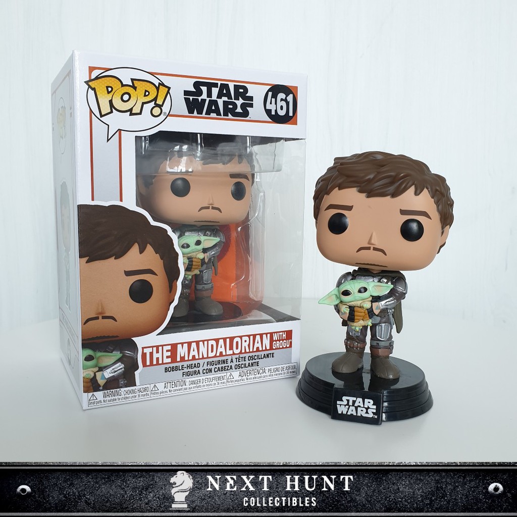 Funko Pop! Star Wars 461 - The Mandalorian With Grogu | Shopee Malaysia