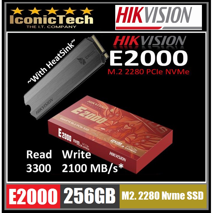 HIKVision E2000 M.2 2280 PCIe NVMe Gen 3x4 SSD (256GB) SSD | Shopee Malaysia