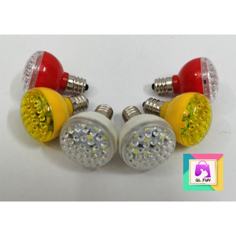 Pantim E12 chili bulb 9lotus led bulb red/white/yellow | Shopee Malaysia