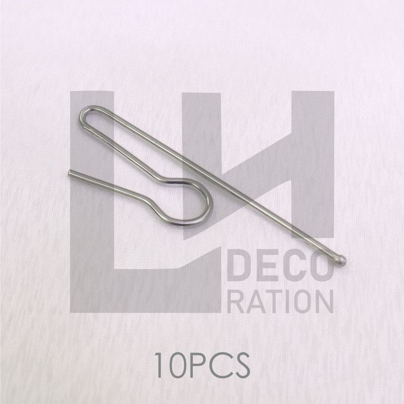 LH Deco - Metal Curtain Hook Stainless Steel Heavy Duty Metal / Cangkuk ...