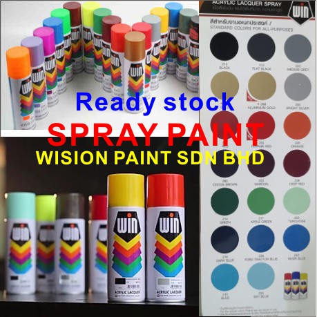 ( Ready Stock ) TOA WIN spray paint acrylic spray paint 400cc | Shopee ...