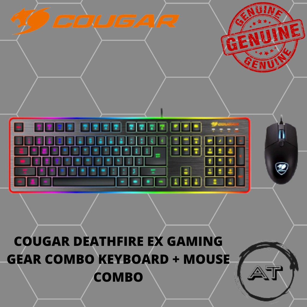 COUGAR DEATHFIRE EX GAMING GEAR COMBO KEYBOARD + MOUSE COMBO | Shopee ...
