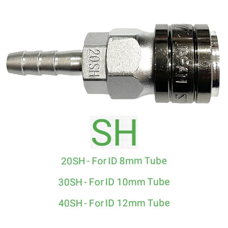 BESTUL Quick Coupler (One Touch) Japan Standard SH / PH / PM / PF / SM ...