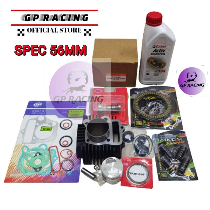 PACKAGE EX5 RACING SPEC 56MM BLOCK DYS TAIKOM EX5 HIGH POWER 4 STROKE ...