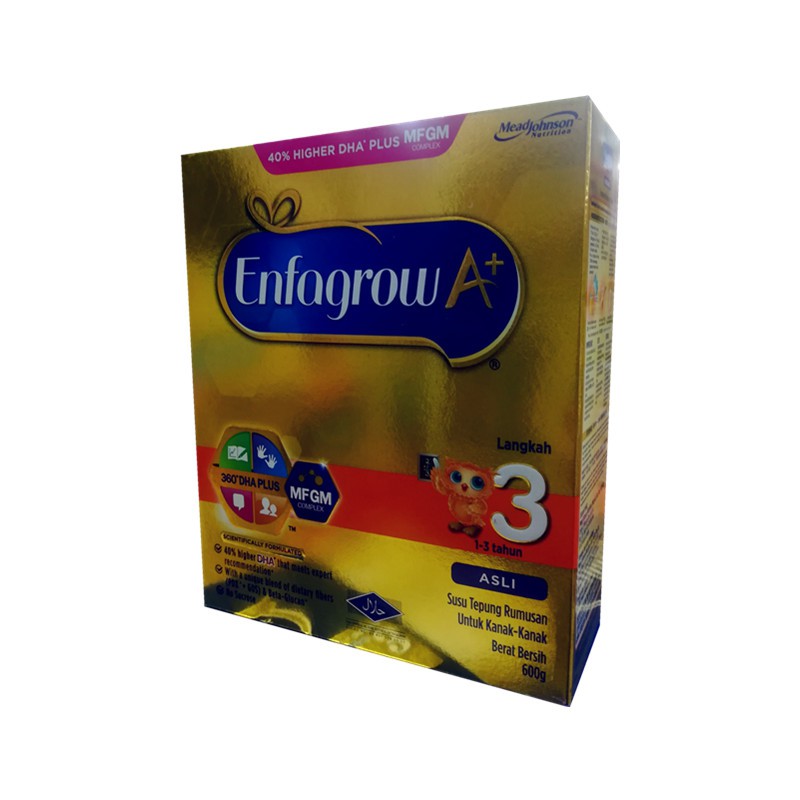 Enfagrow A+ with MFGM Complex Step3 600g (Original) | Shopee Malaysia