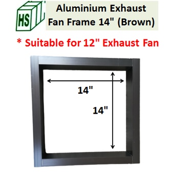 Aluminium Exhaust Fan Frame 10"/ 12"/ 14" | Shopee Malaysia