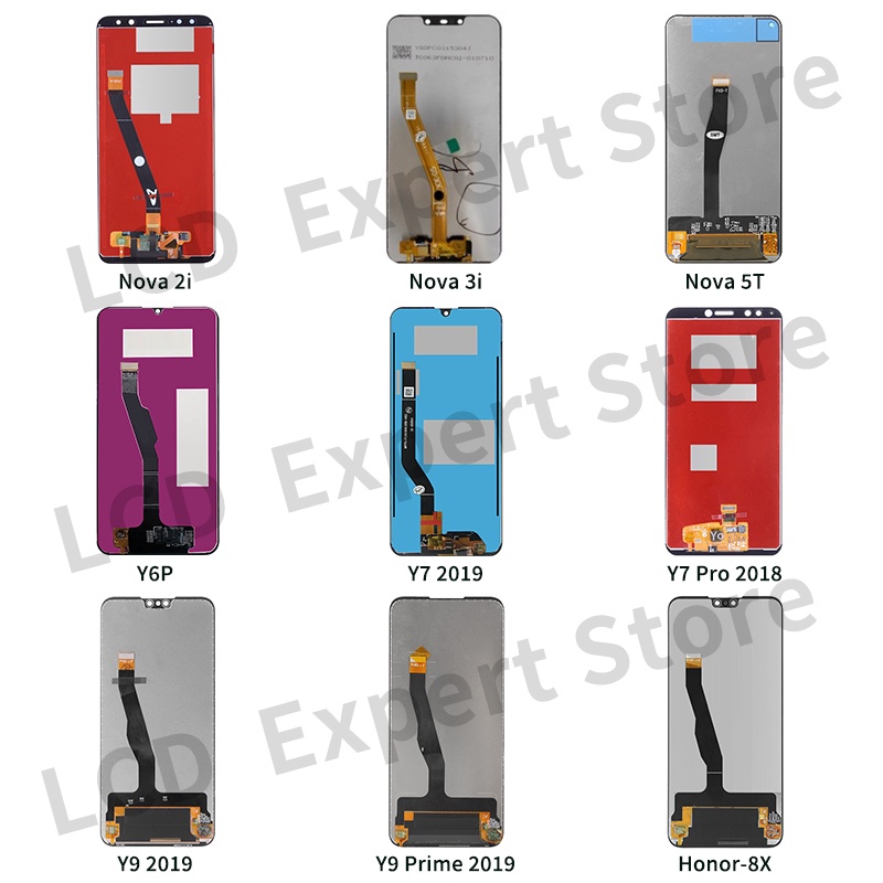 Original LCD for HUAWEI Y6/Y6P/Y7/Y9/Y9 Prime/Nova 2i/Nova 3i/Nova 5T/Nova 7i/Honor 8X LCD ...