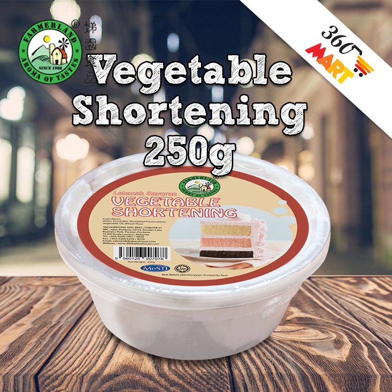 [HALAL] Farmerland Vegetable Shortening / Lemak Sayuran / Shortening 白油 250g/500g | Shopee Malaysia