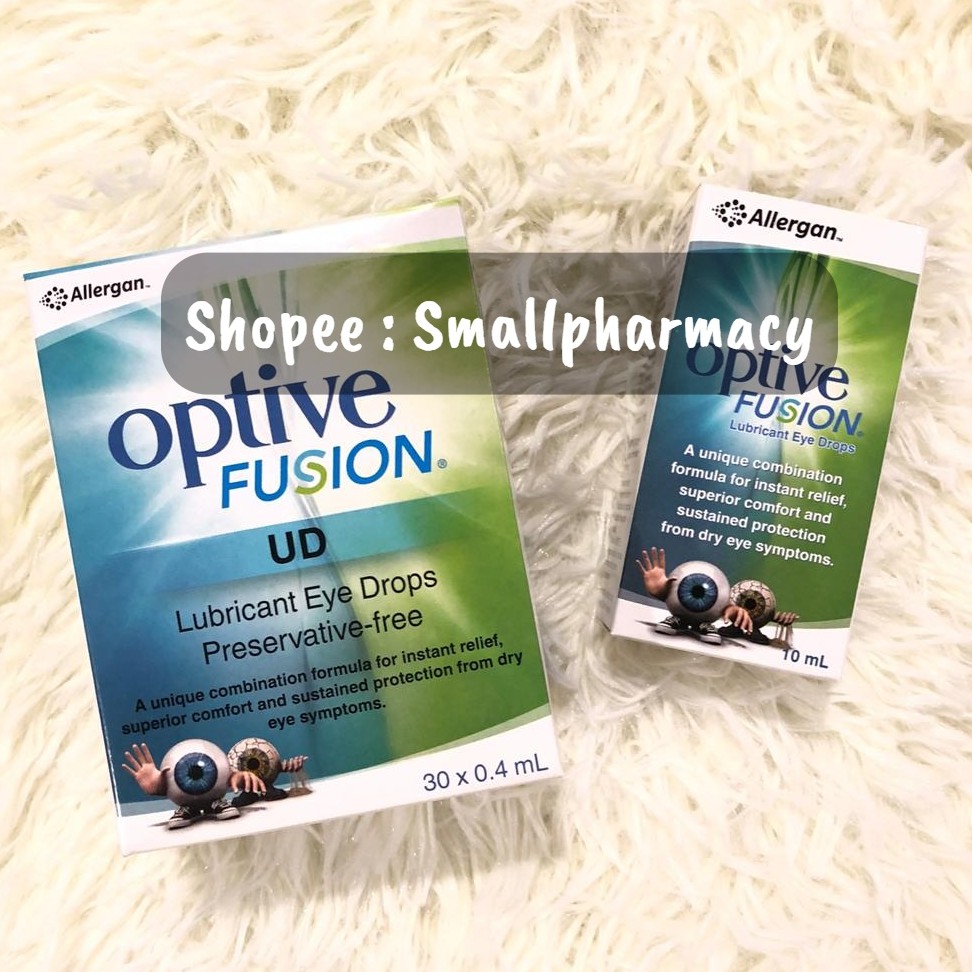 Allergan Optive Fusion Eye Drops 10ml / Optive Fusion UD 30 x 0.4ml ...