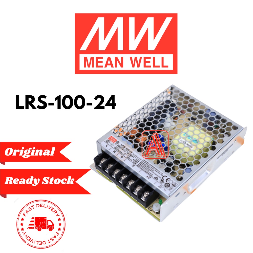 Mean Well LRS-100-24 100W 24V 4.5A MeanWell Power Supply ~ Original 👍1 ...