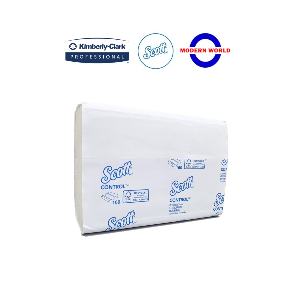 SCOTT® Compact Hand Towel Value (16pkts x 160s) 27071 (HACCP & FSC ...