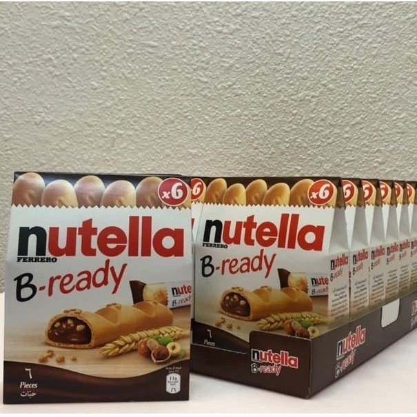 Nutella Ferrero Chocolate Wafers B Ready contains 6 Original Saudi ...