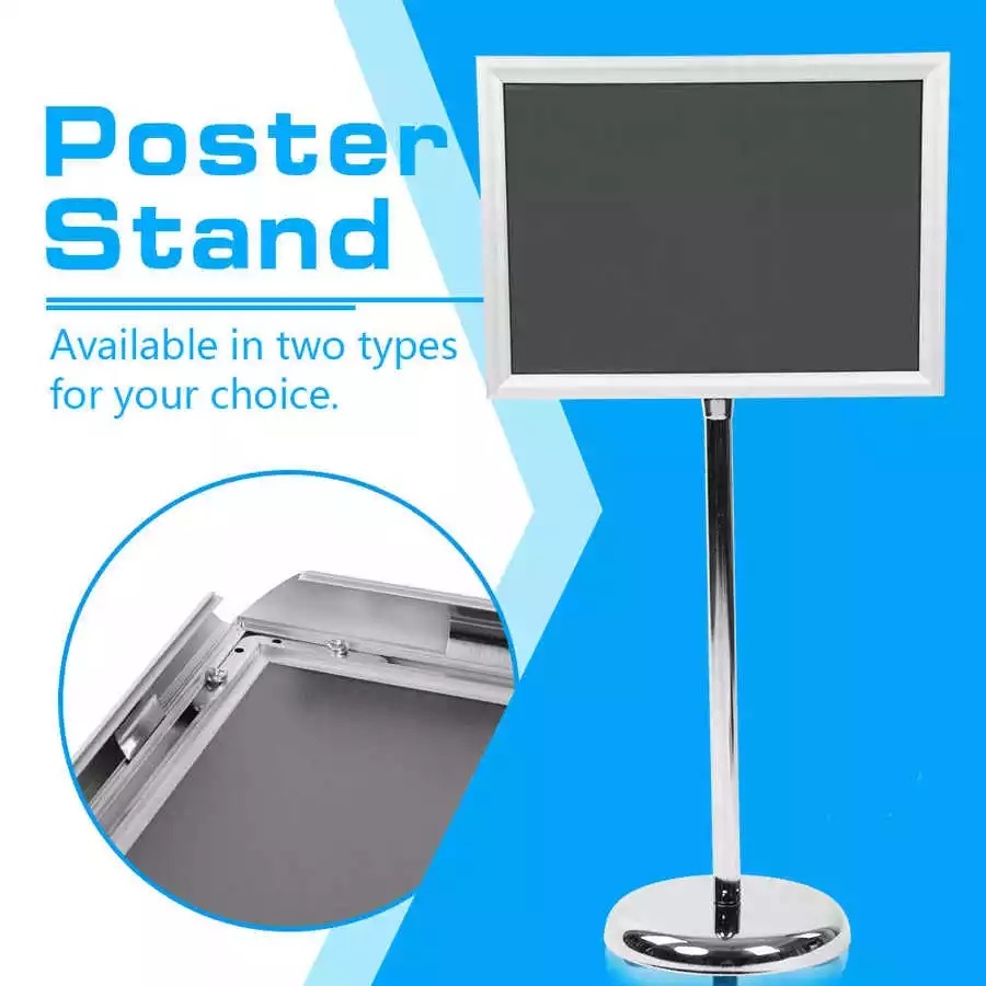 Aluminium poster stand with open snap frame Lifting Billboard Hotel ...