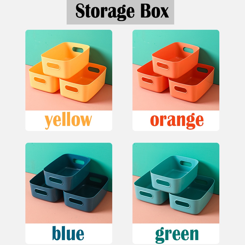 QB SO022 Colourful Plastic Storage Box / Kitchen Storage Box Living ...