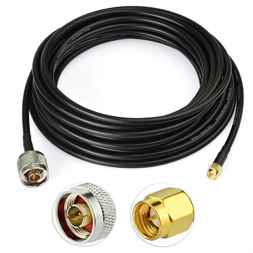 50-3 LTE 4G RG58 Cable N Male to SMA TS9 CRC9 BNC Connector cable 50ohm B310 FEMALE B315 ...
