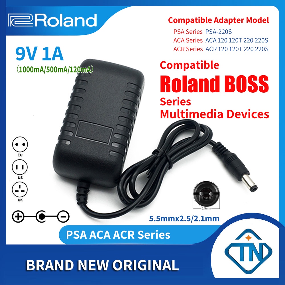 9V AC/DC Adapter PSA-220S PSA-230S ACA ACR for BOSS Roland MD-2 BD-2 MT ...