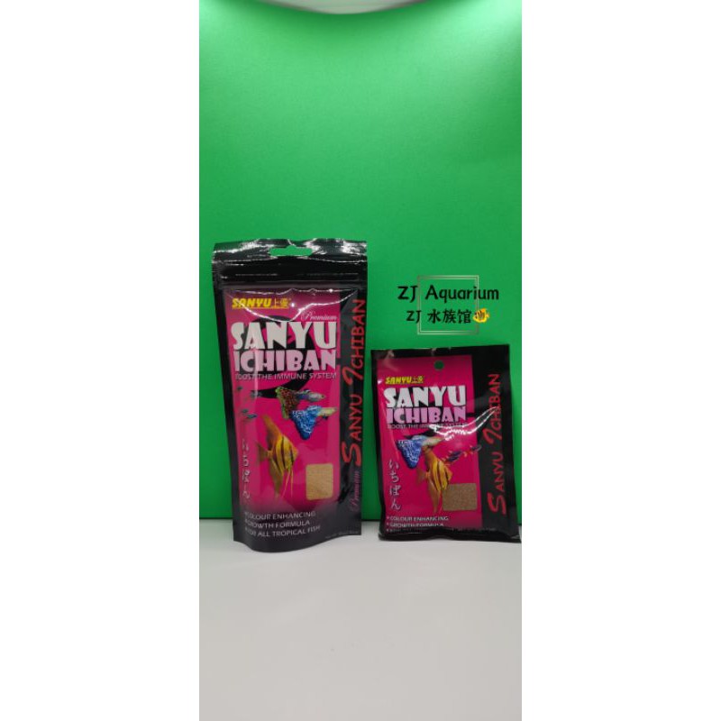 Sanyu Ichiban Fish Food Ikan Guppy /Guppy Fish/ Tropical Fish 孔雀鱼/灯科鱼 ...