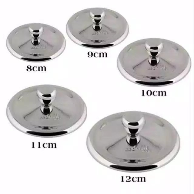 Abm Wholesale - 8cm Stainless Steel Glass Lid / Glass Cover / Stainless ...