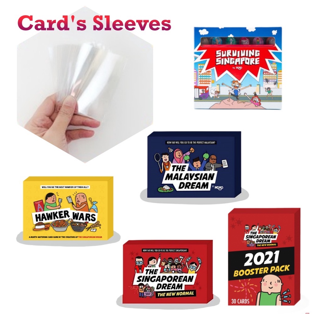 Card's Sleeves for The Singaporean Dream 2024 Classic / Hawker Wars ...