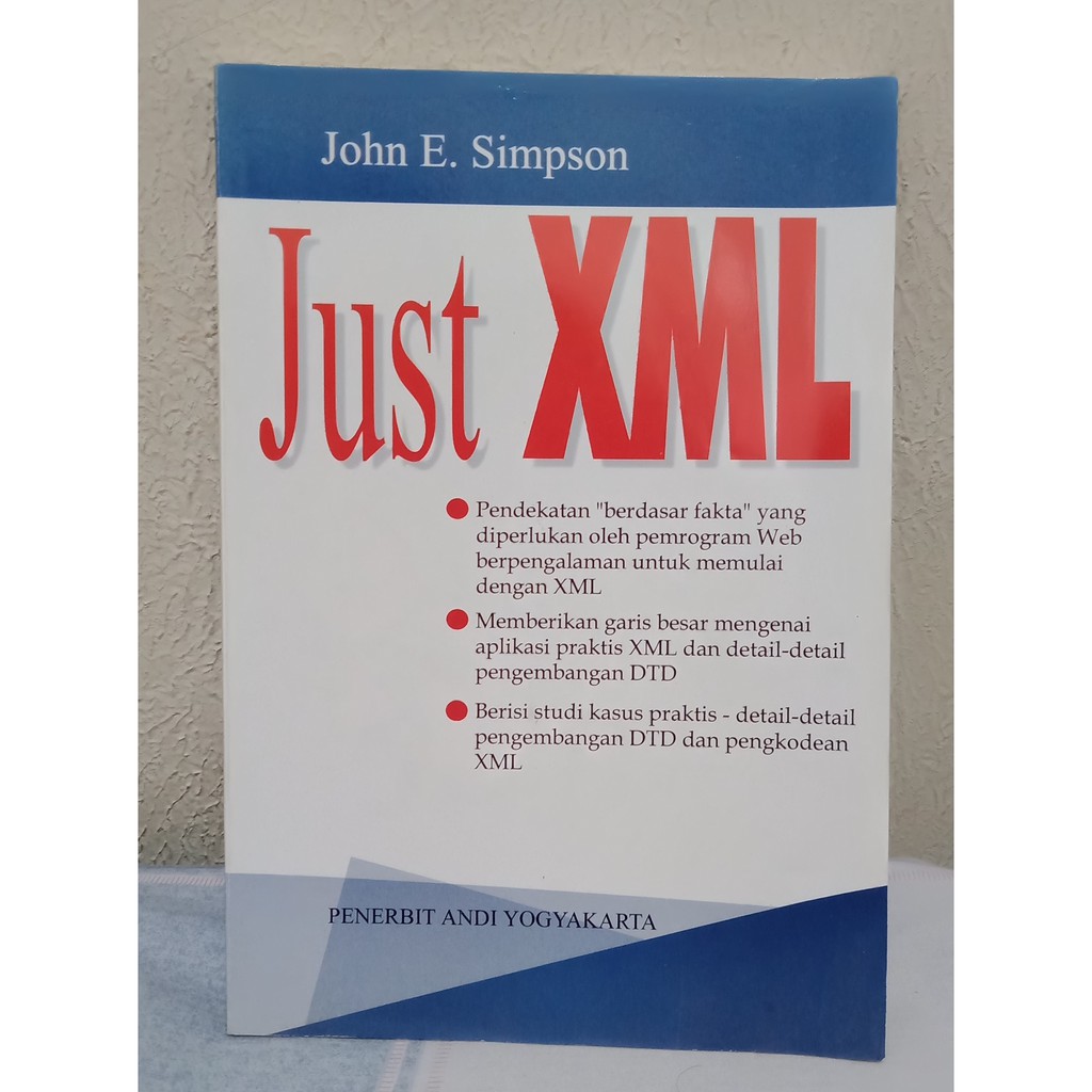 Just XML Book - John E. Simpson (Original) | Shopee Malaysia