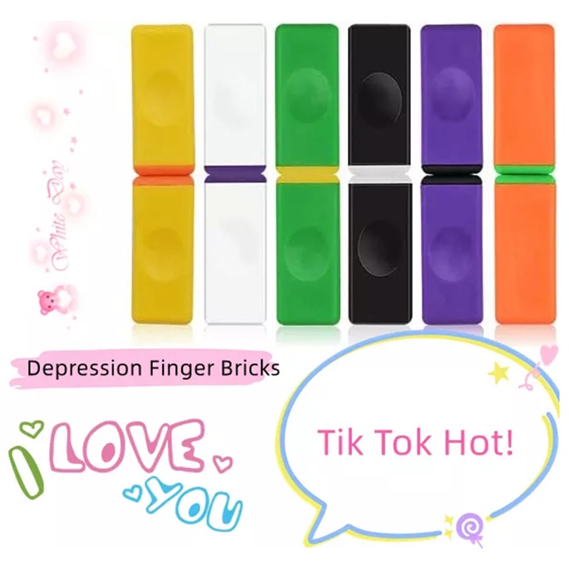 2022 New Magnets Toy Handheld Gyro TIKTOC Hot Sale Worry Bricks Magic Fidget Fingertip Spinners ...