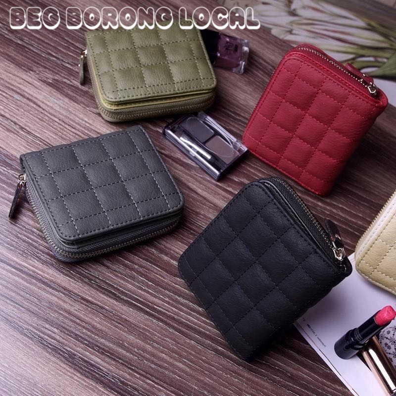 Woman Small Short Purse Wallet Square Bag Pouch Beg Women Duit Dompet ...
