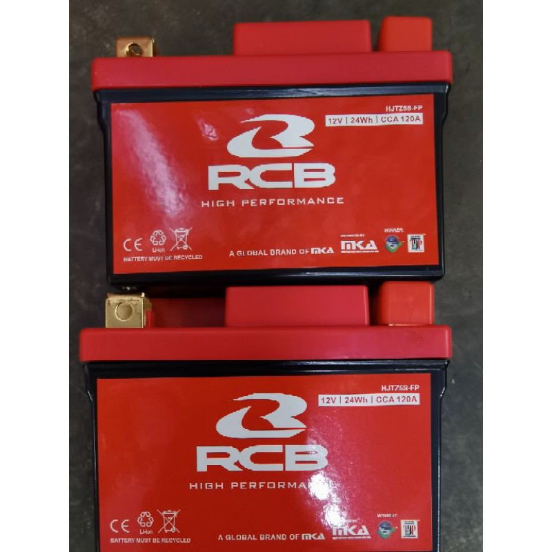 🔥RCB🔥Lithium Battery RS150/Y15/LC135 12V24wh 120a Original100% | Shopee ...